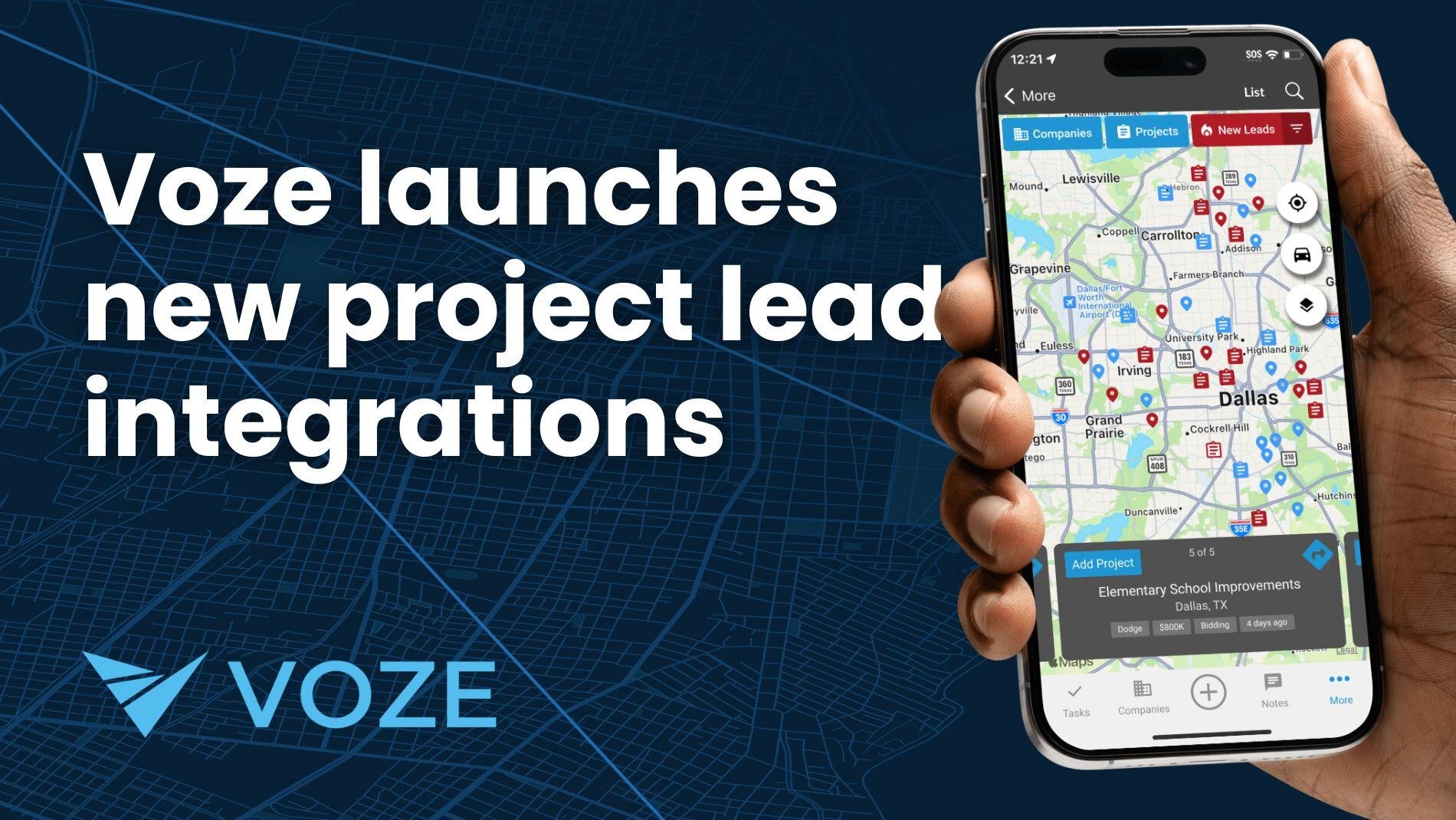 Find Project Leads Right Inside Your Voze App