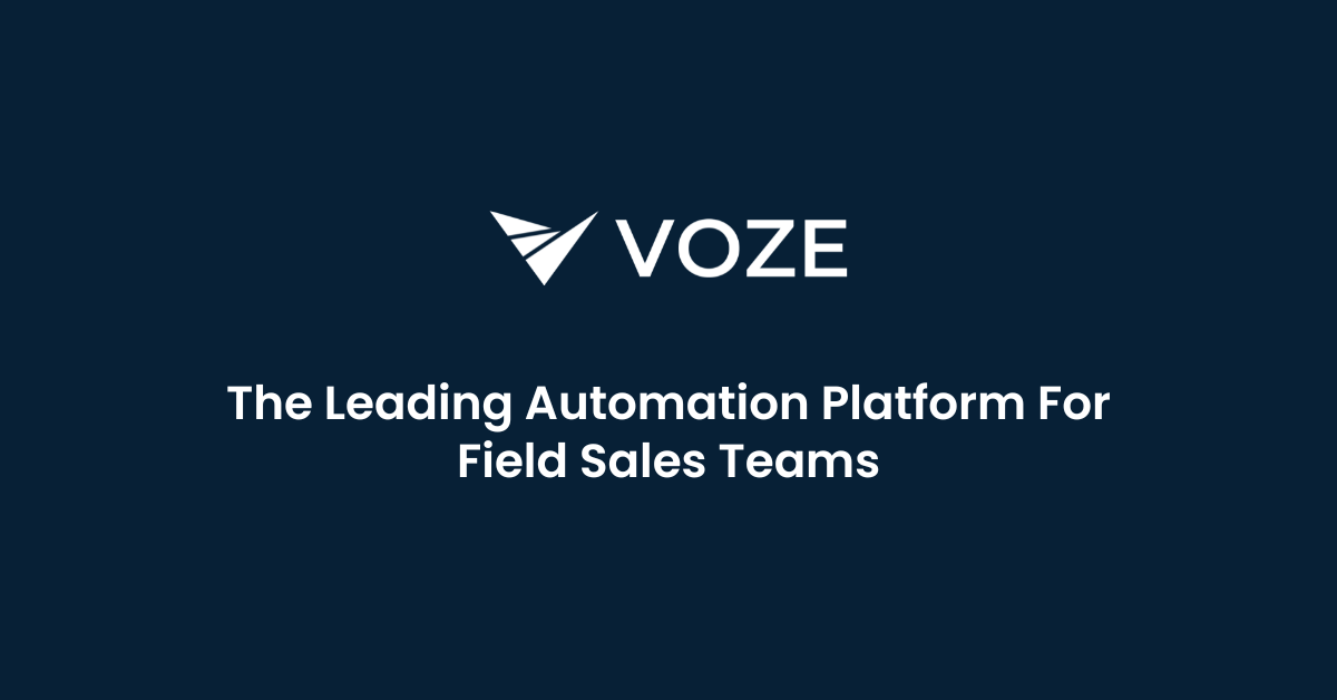 Field Sales Team Productivity Solutions | Voze